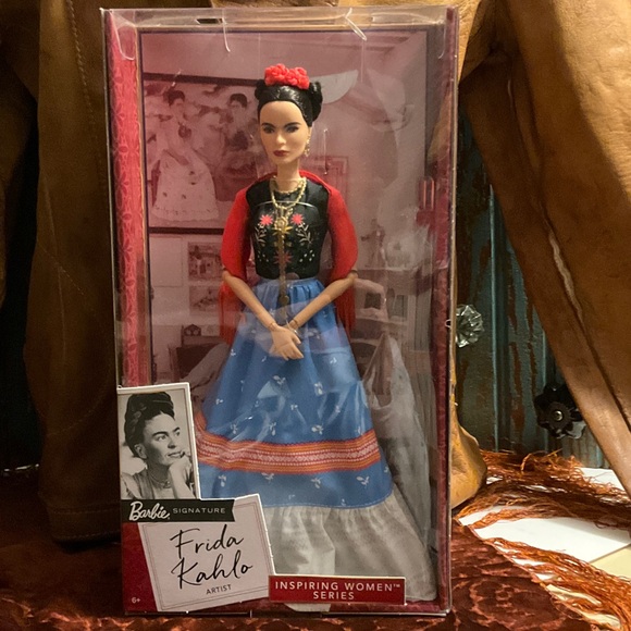 Barbie | Accents | Barbie Inspiring Women Frida Kahlo Doll New And ...